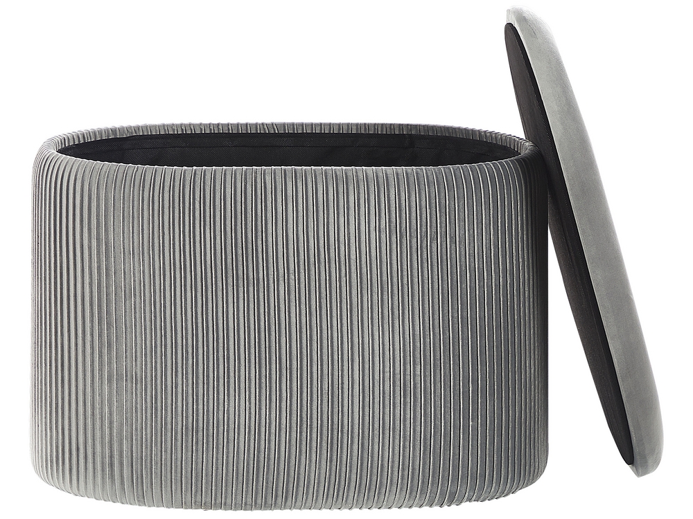 Black and grey pouffe store