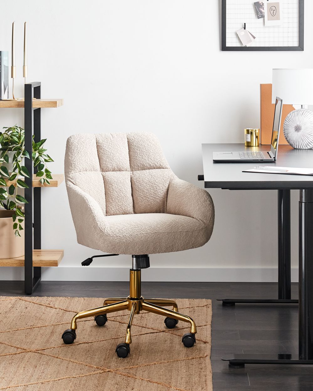 Office Chair Beige PALMDALE Beliani