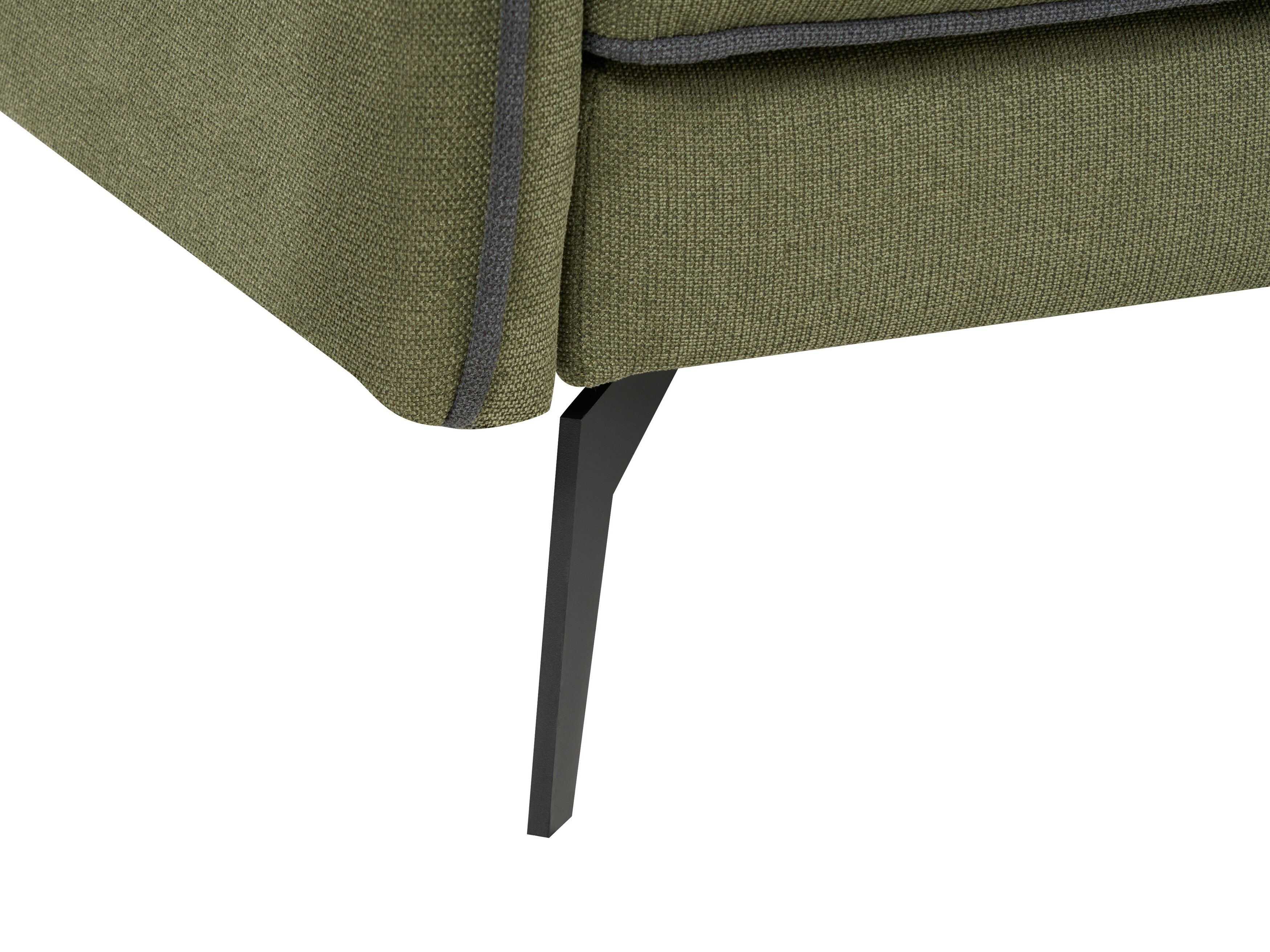 Corner Sofa 3 Seater ALTAN Fabric Green Left Hand | Beliani.co.uk