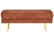 Bench ROSEVILLE Velvet Dark Red | Beliani.co.uk