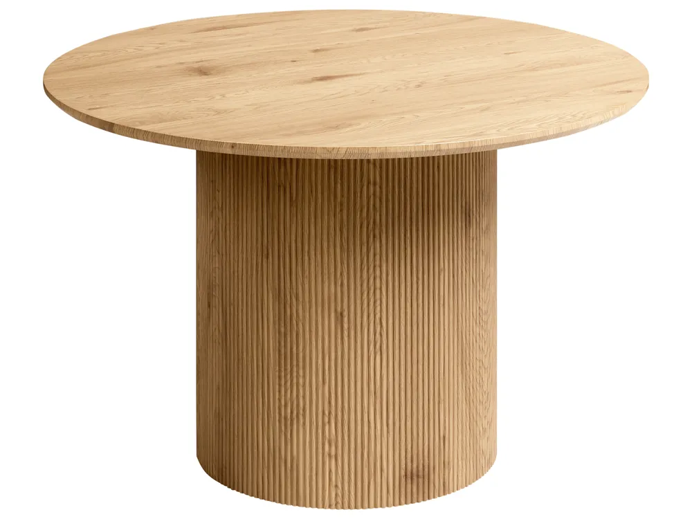 Table de salle à manger extensible TOMS Marron clair 100/130 cm 80 cm ...