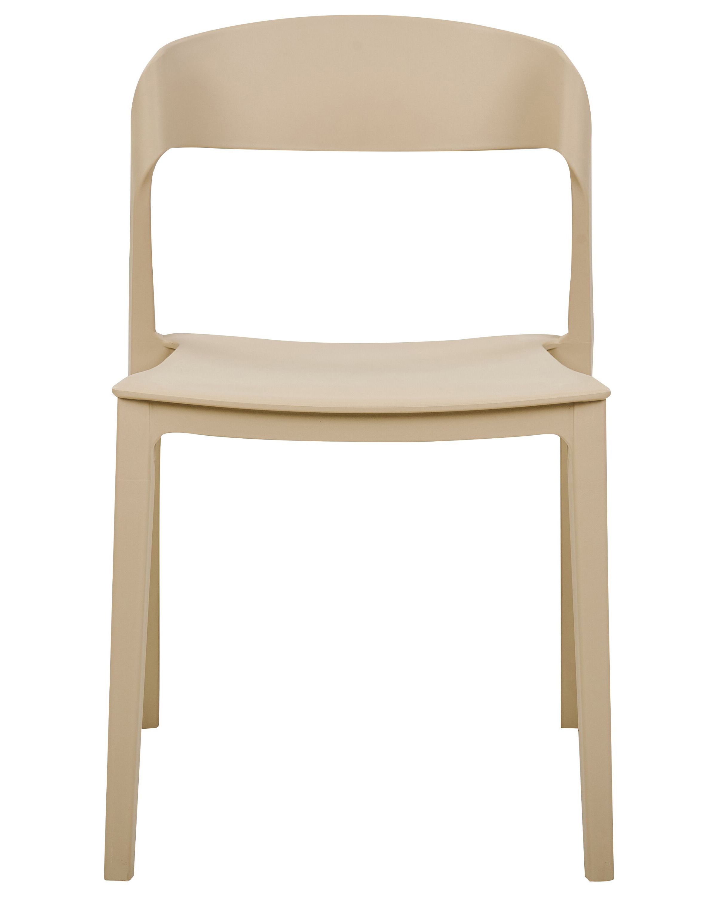 Set med 2 matstolar SOMERS Beige | Beliani.se