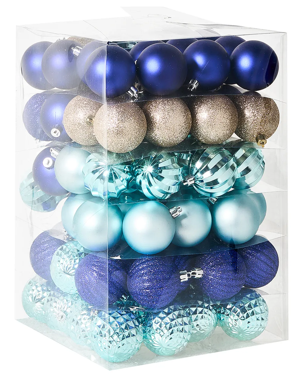Set di 96 palline decorative PIELINEN Blu | Beliani.it