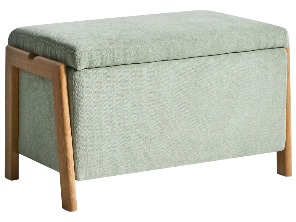 Cassapanca EDLAND Tessuto Verde chiaro | Beliani.it