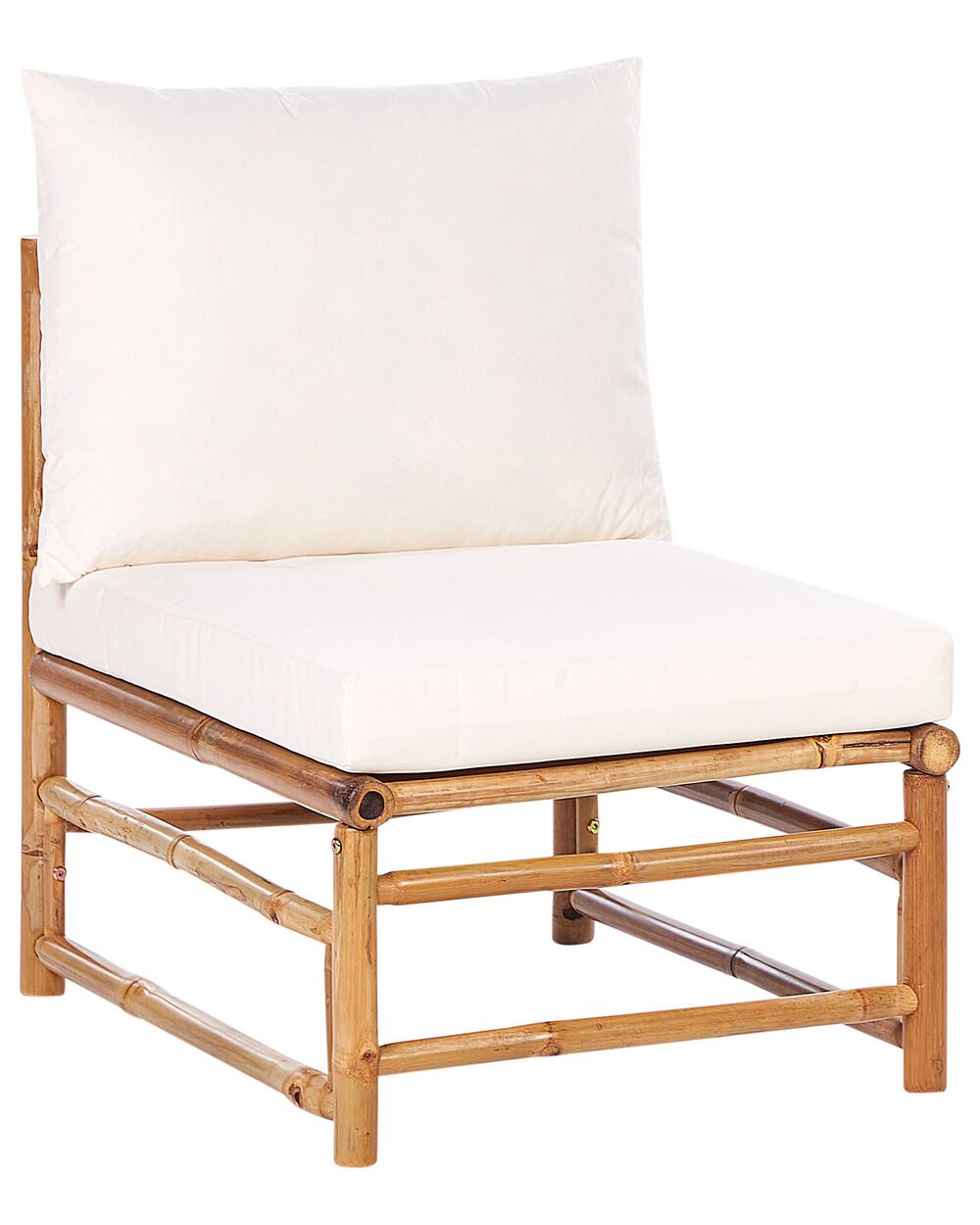 Sillón modular de jardín CERRETO Madera de bambú Gris pardo | Beliani.es