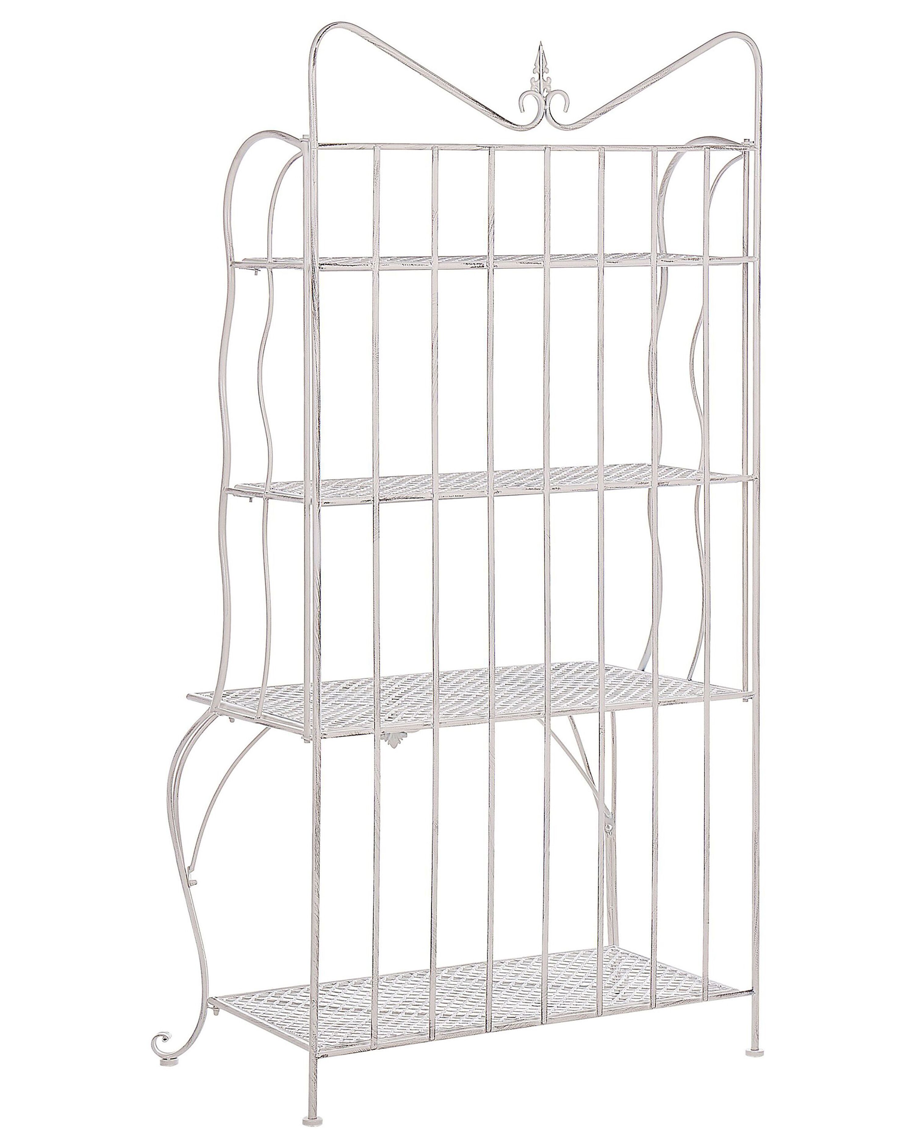 Shelving Unit PAVONA Metal Light Beige | Beliani.co.uk