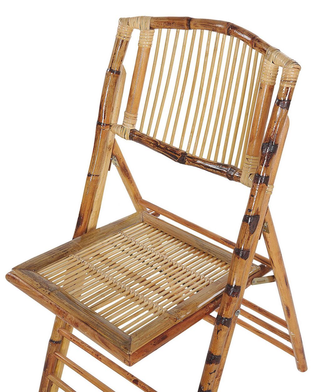 Set of 4 Dining Chairs TRENTOR Bamboo Wood Natural Beliani