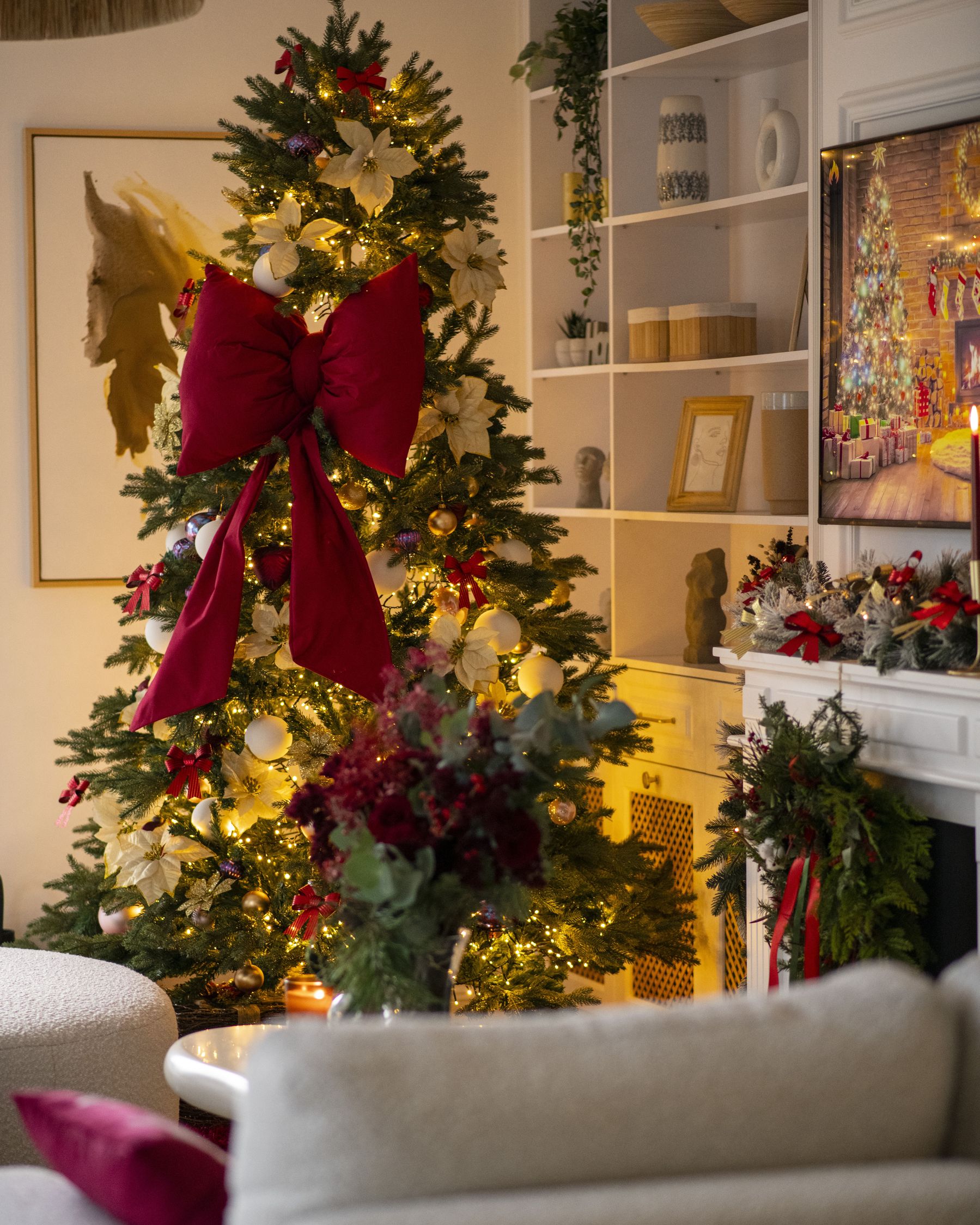 Sapin de Noël artificiel HUXLEY 240 cm Vert | Beliani.fr