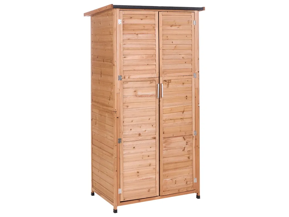 Tool Shed ARSEGO 96 cm 67 cm Light Brown | Beliani.cz
