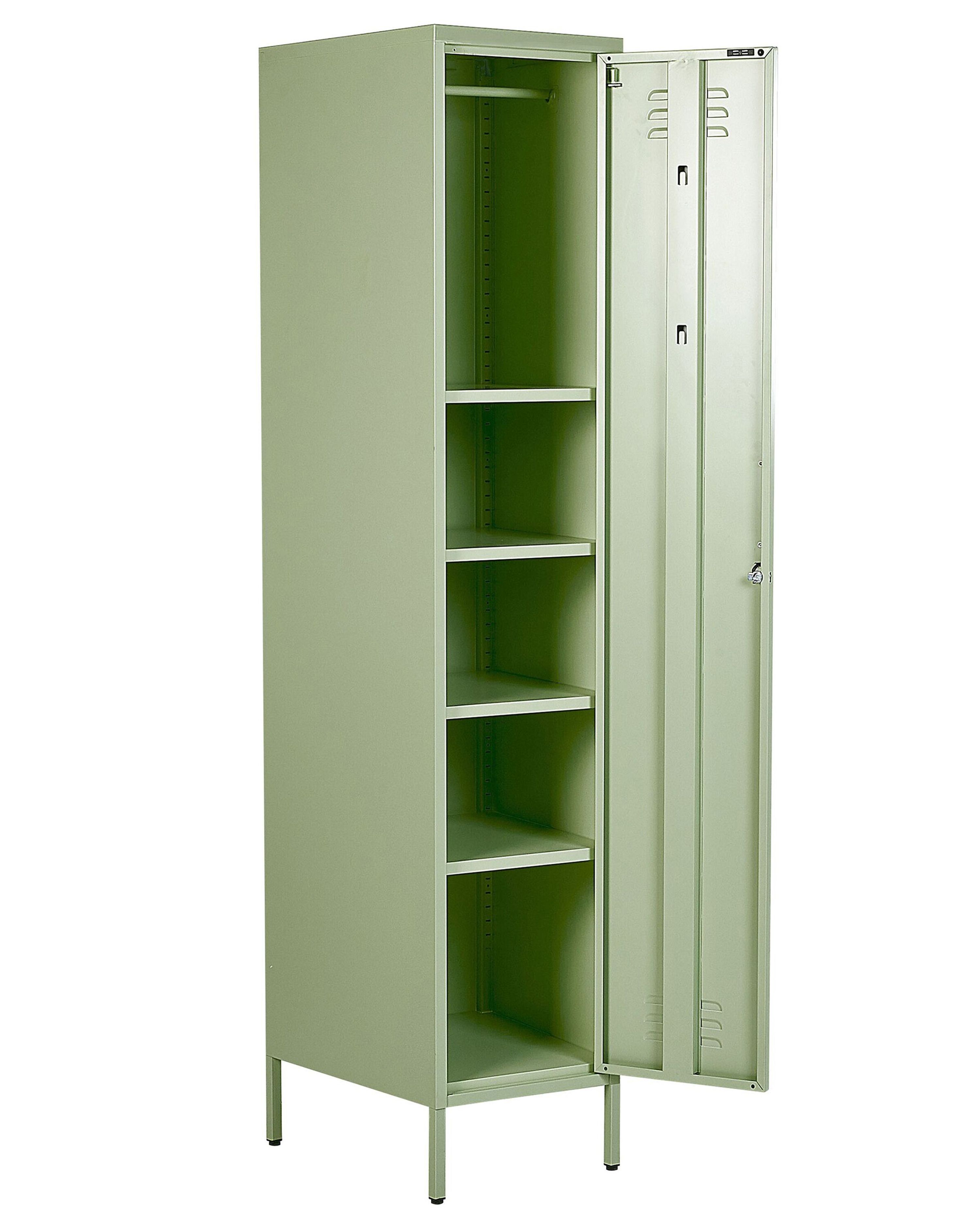 Storage Unit FROME Metal Light Green | Beliani.co.uk