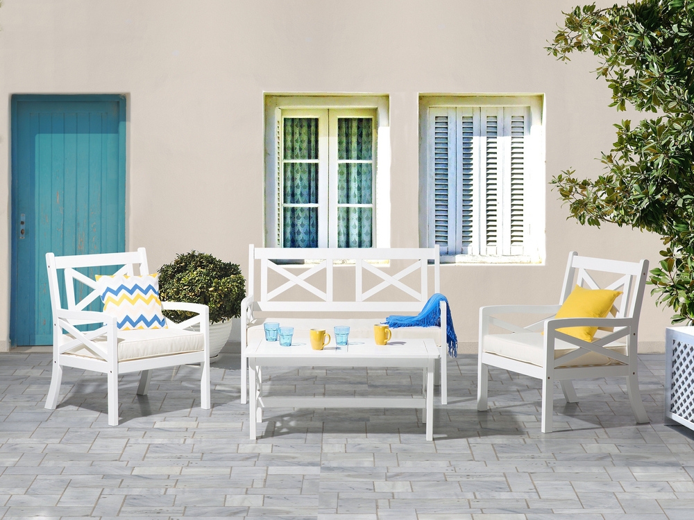 White porch furniture store