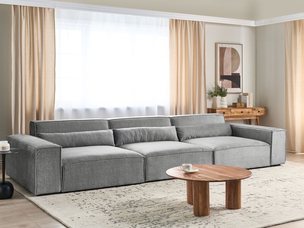 Sofa 3 Seater TROSA Boucle White | Beliani.co.uk