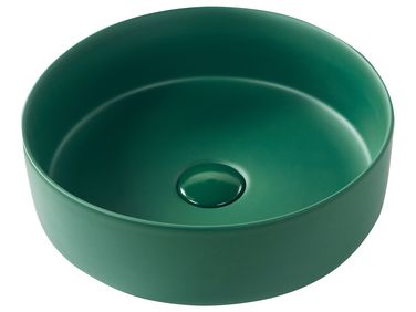 Handfat ⌀ 37 cm grön GUDAR | Beliani.se