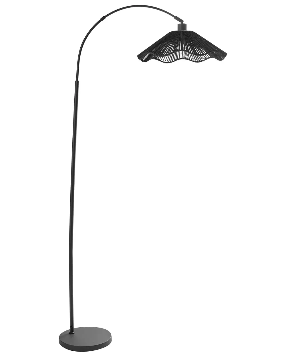 Lampadar MIGORI Hârtie Negru | Beliani.ro