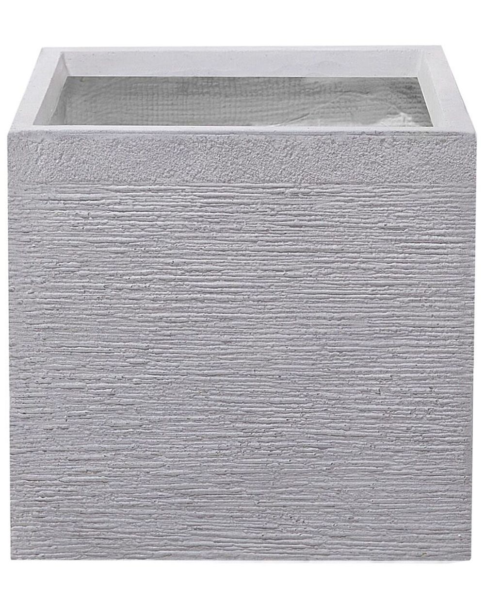 Set med 2 växtkrukor ELATEIA 37 cm Vit | Beliani.se