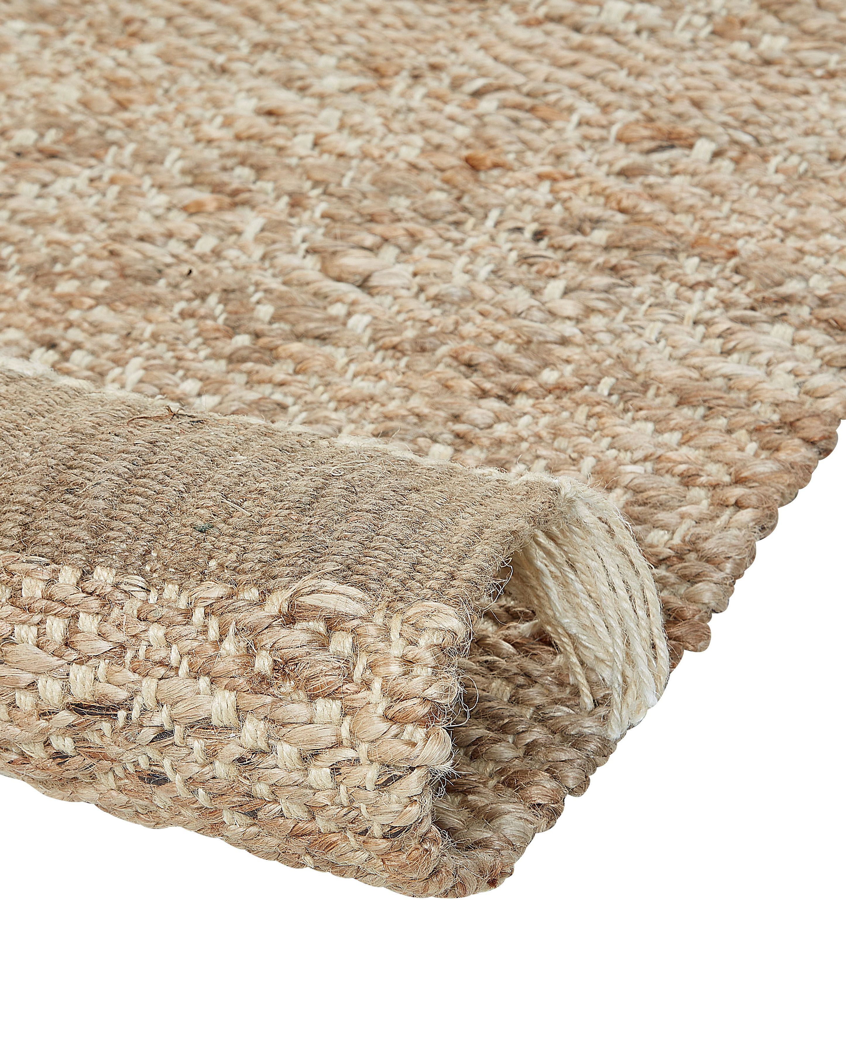 Matta 140 x 200 cm jute beige ABANA | Beliani.se