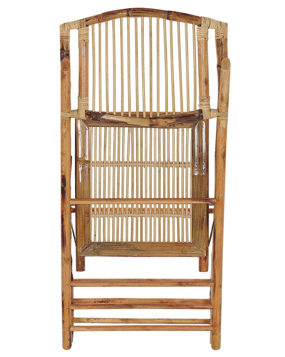 Set of 4 Dining Chairs TRENTOR Bamboo Wood Natural Beliani