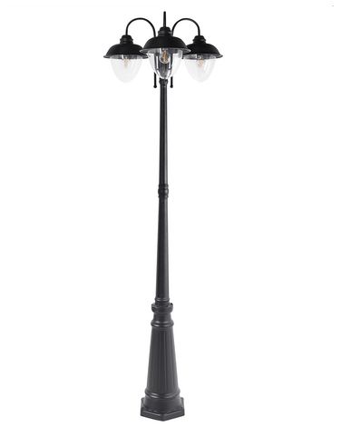 Outdoor Lamp Post BANKA Black | Beliani.co.uk