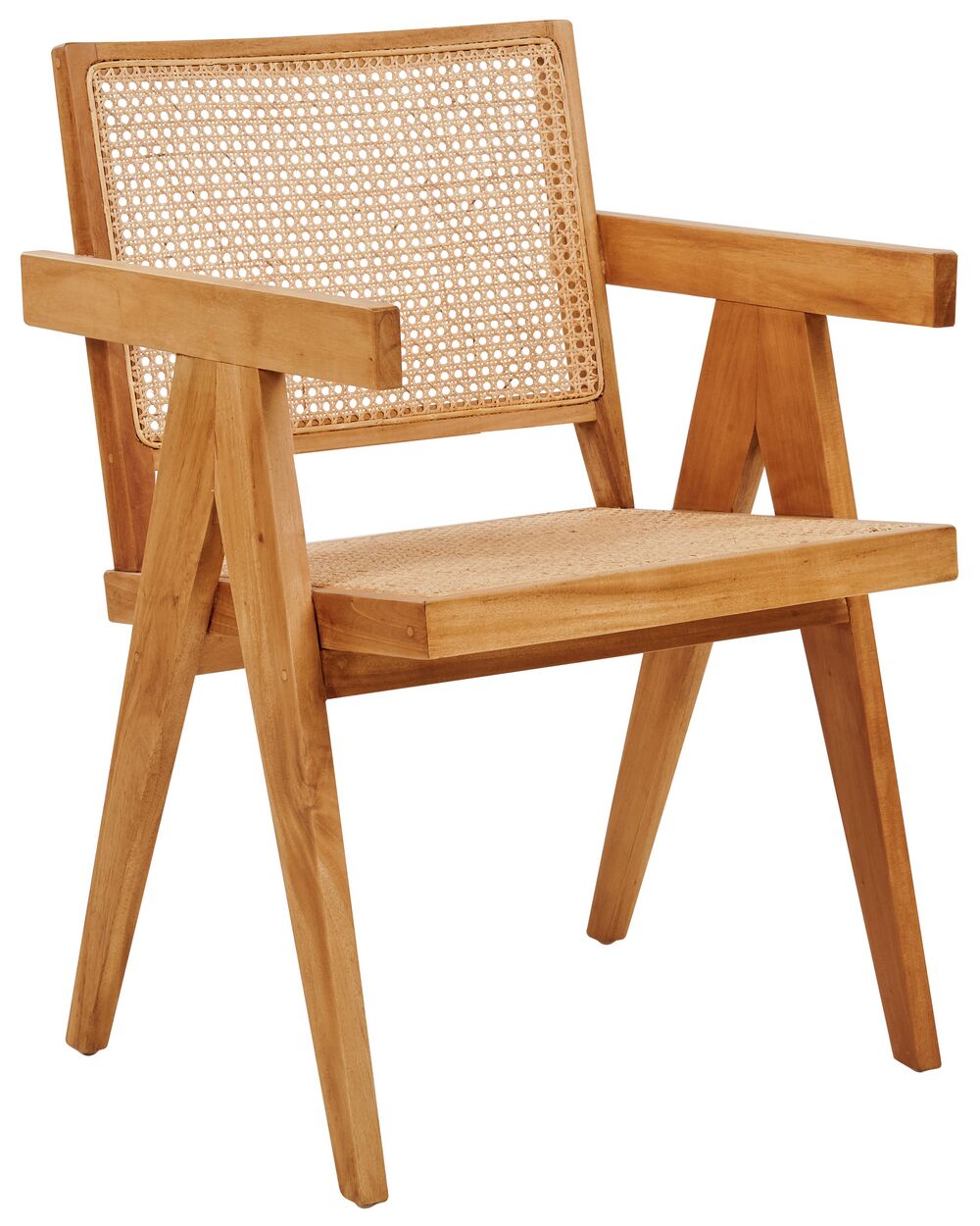 Dining Chair WESTBROOK Mahogany Light Wood Beliani