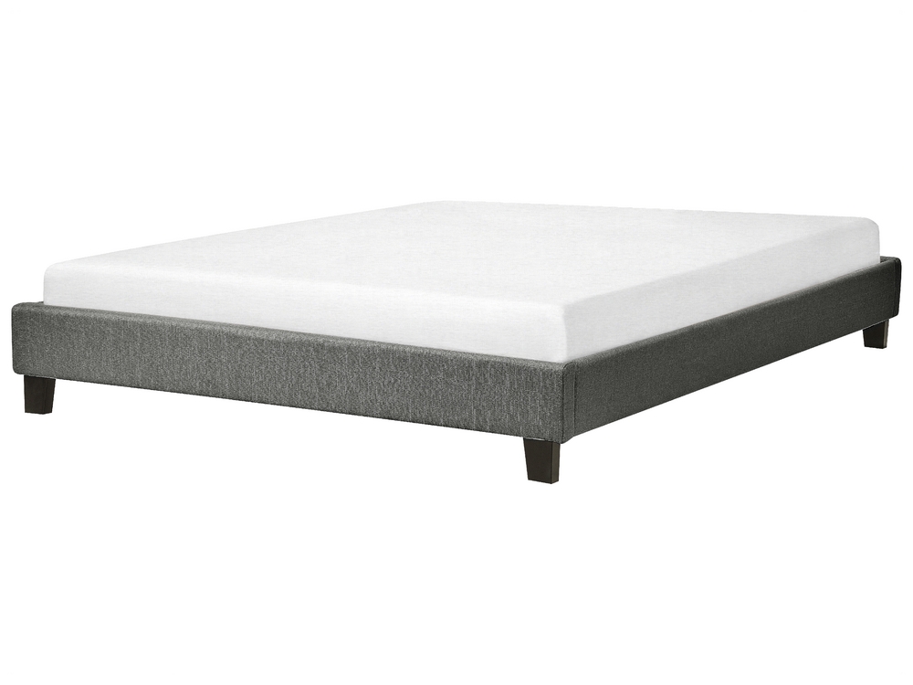 Upholstered grey king bed store
