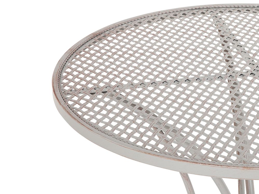 Bistro Set CILENTO Metal Grey Beliani