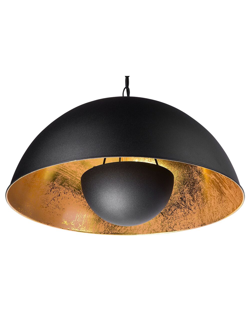 Pendant Lamp OLZA Metal Black | Beliani.co.uk