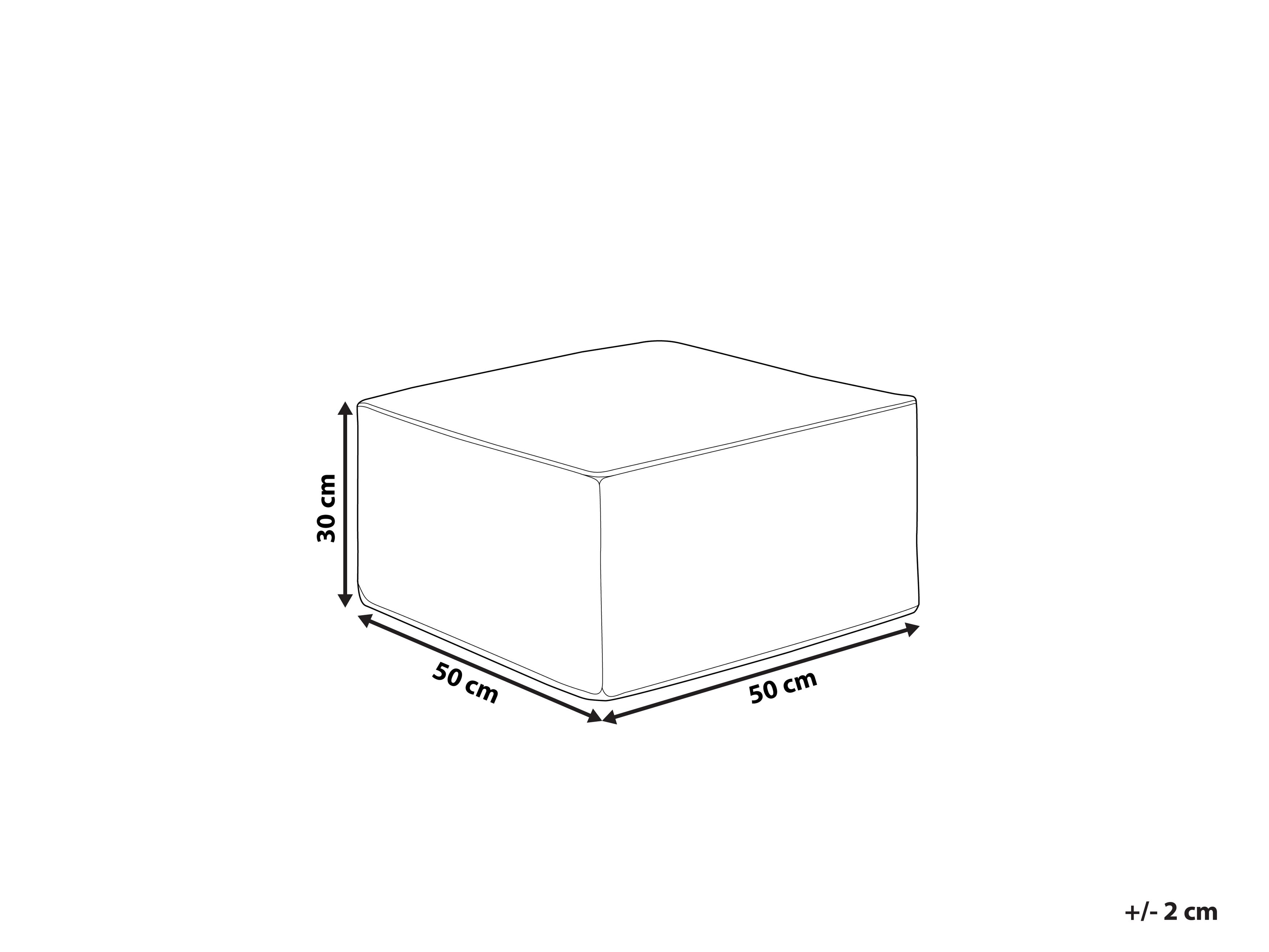 Pouffe Beige MUKKI | Beliani.co.uk