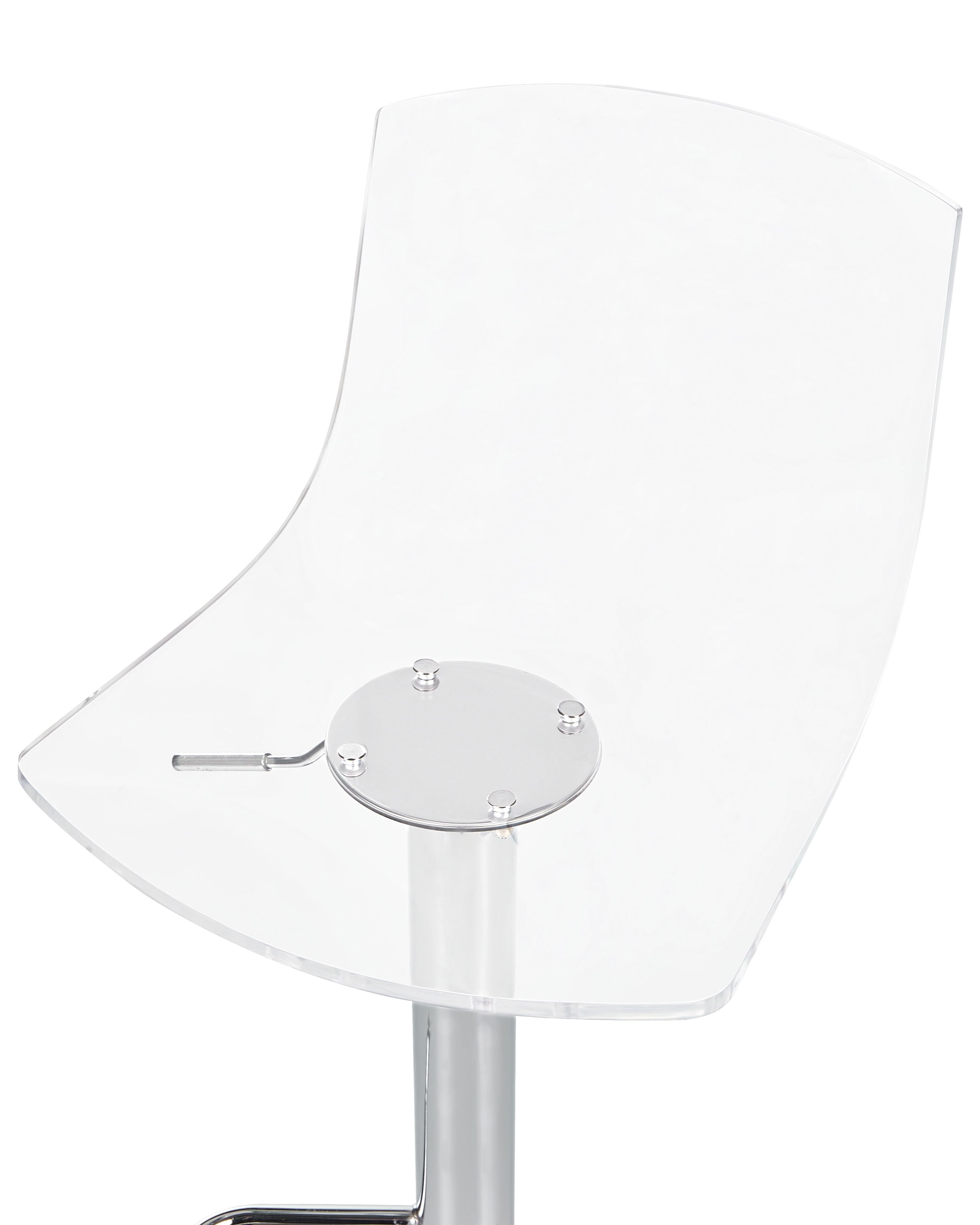 Svängbar stol Set om 2 Transparent IMOLA | Beliani.se