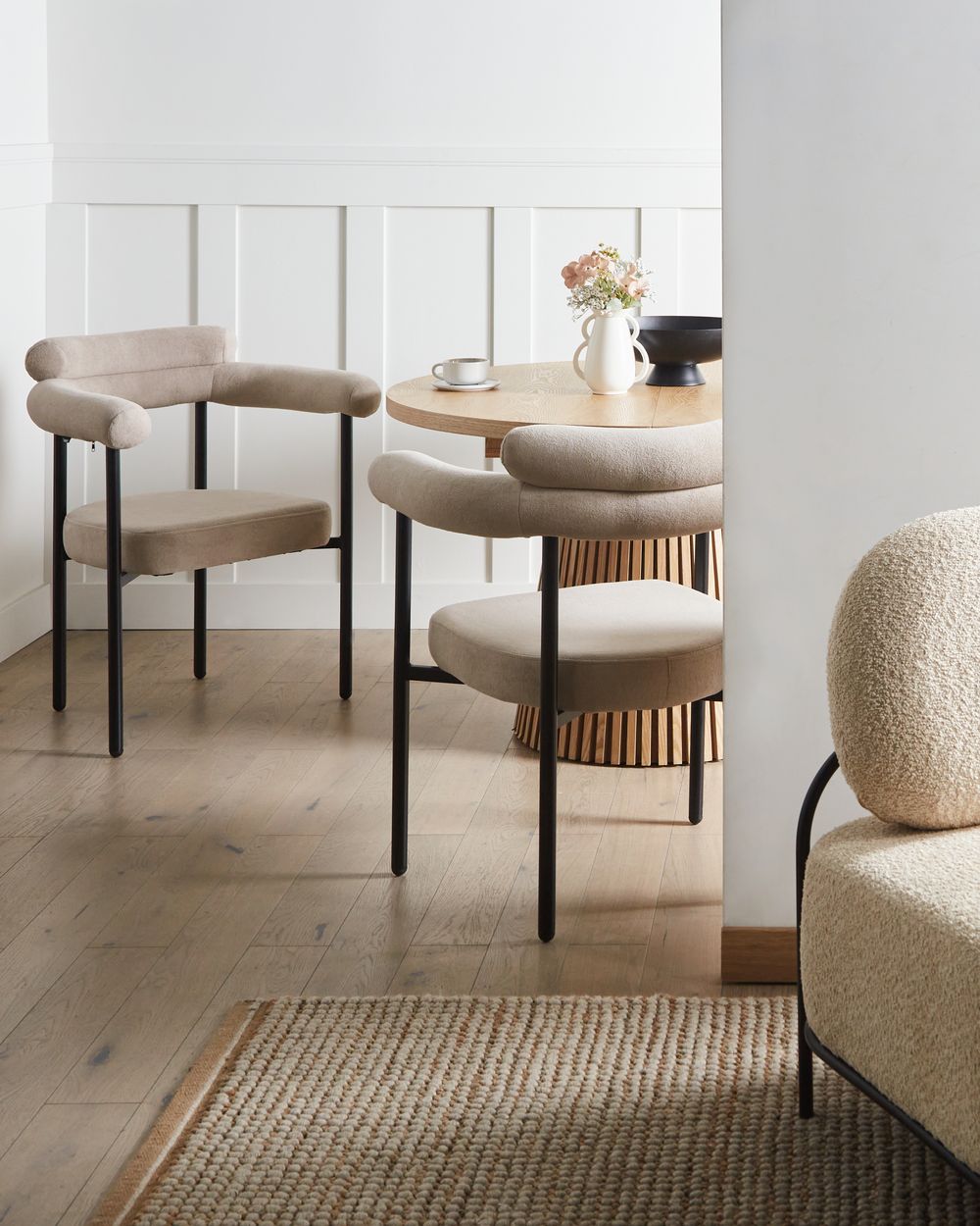 Set of 2 Dining Chairs CANTON II Beige | Beliani.co.uk