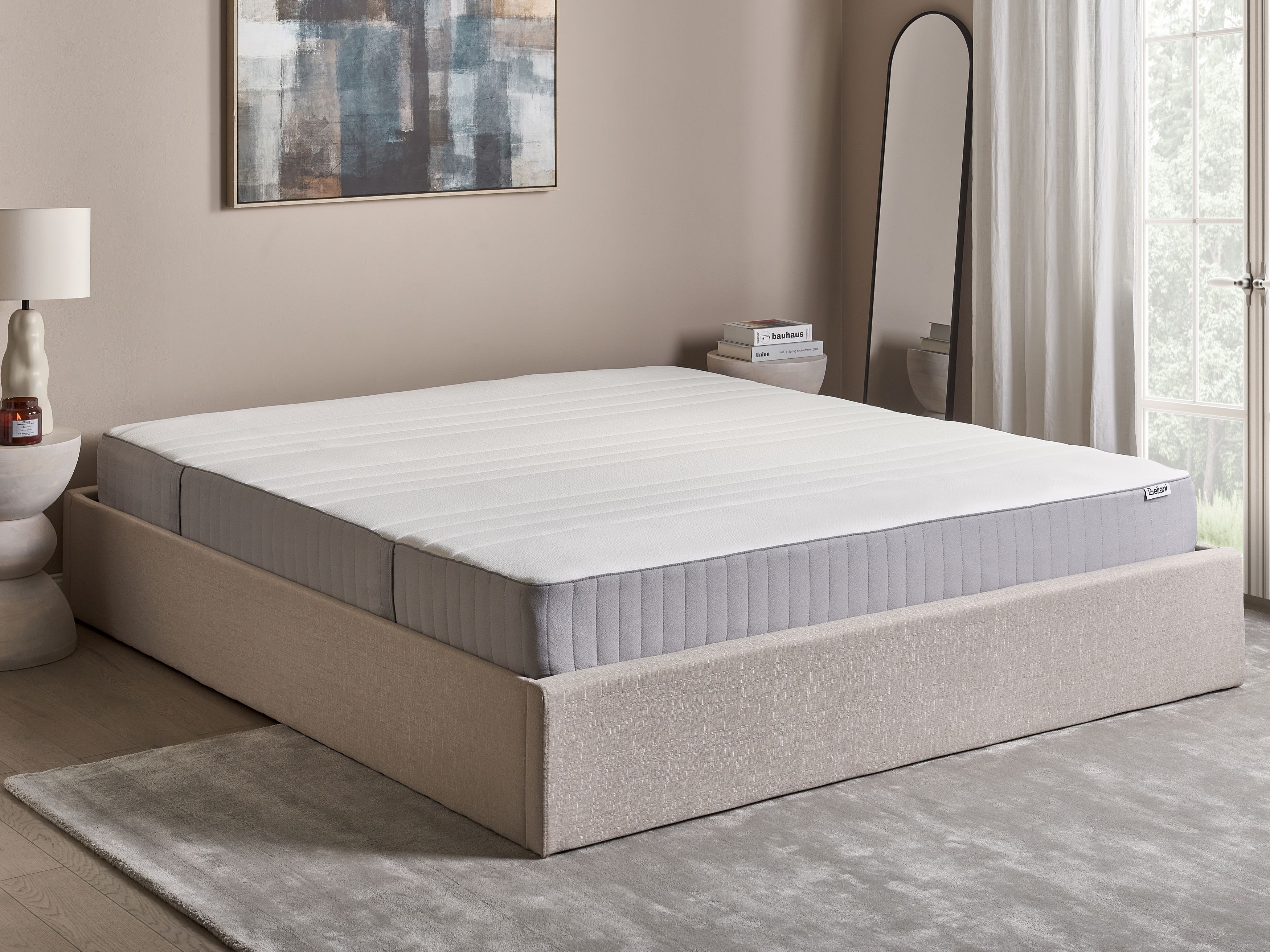 Gel Memory Foam Mattress HAPPINESS Firm 180 x 200 cm (Super King Size ...