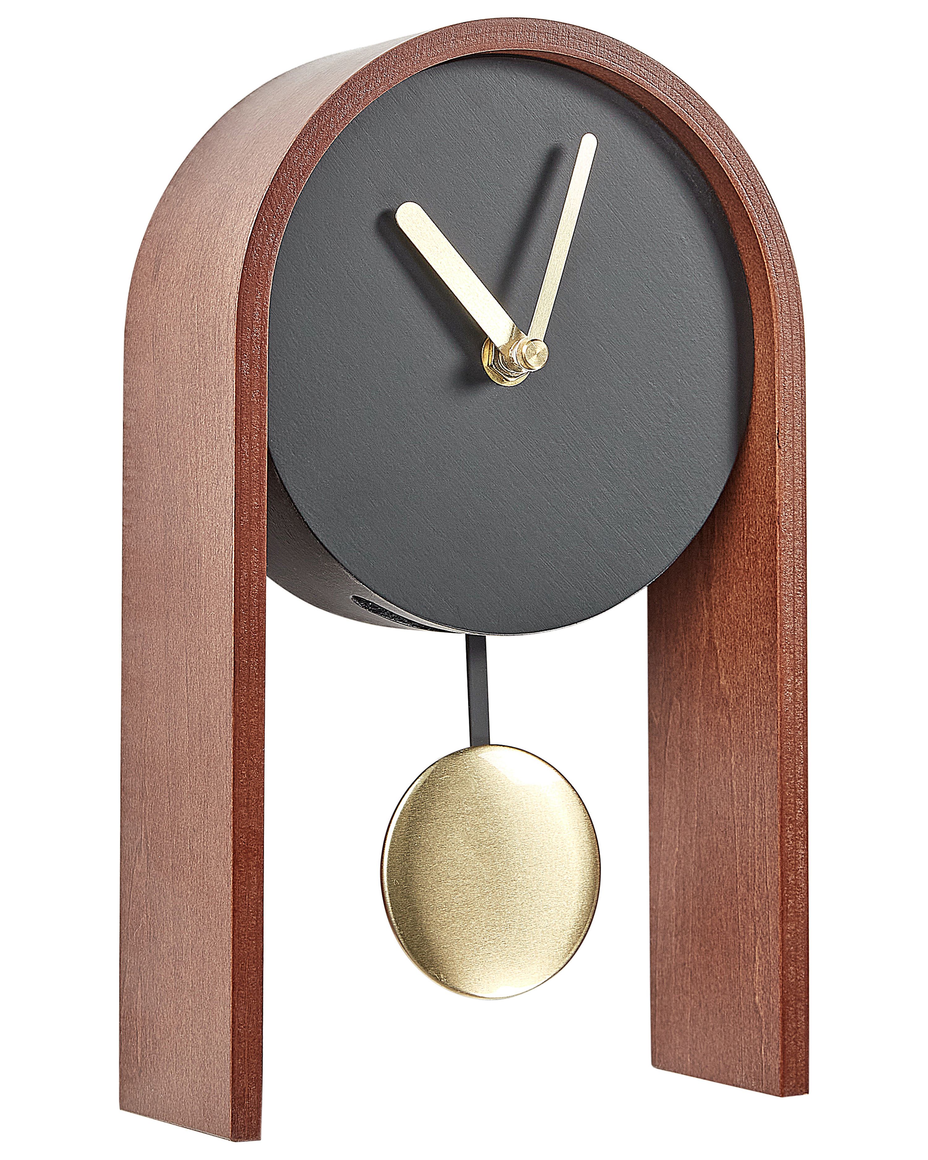 Clock BLATTEN 16 cm Black | Beliani.co.uk