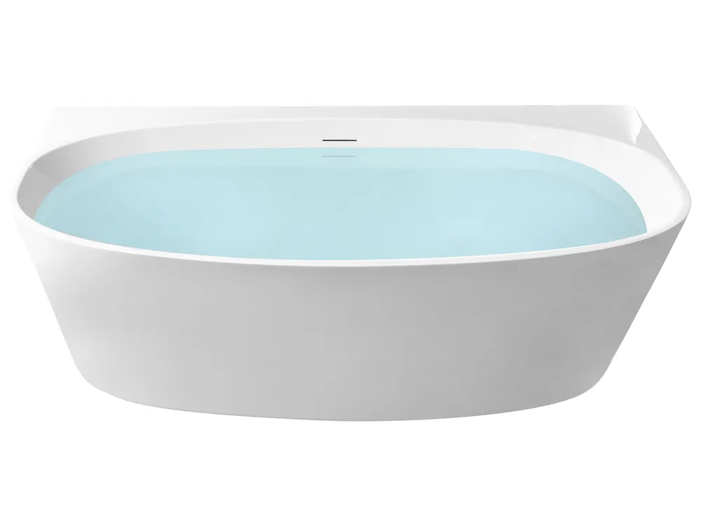 Badkar PARNAIBA 150 x 79 cm Vit | Beliani.se