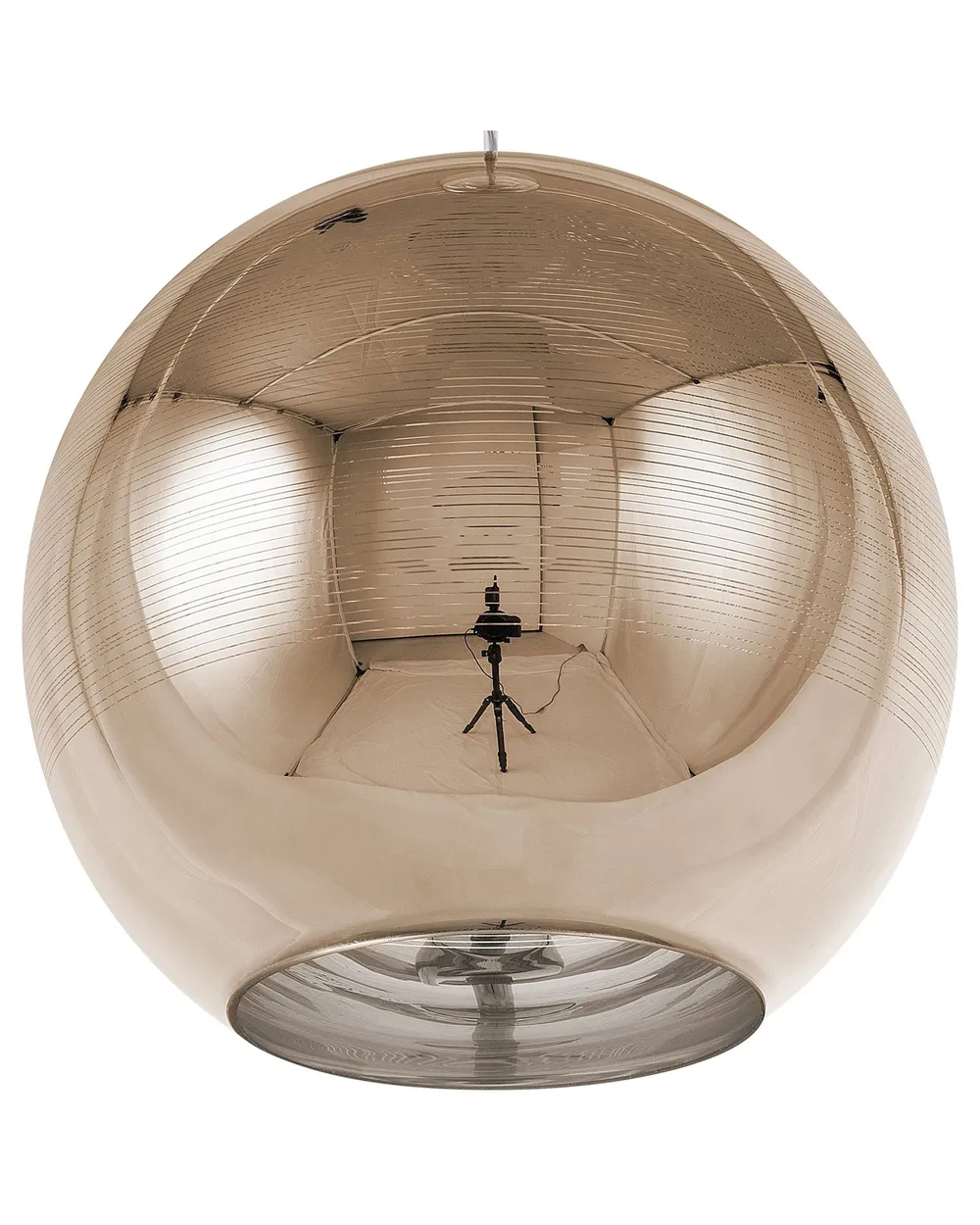 Pendant Lamp ASARO Glass Gold | Beliani.co.uk
