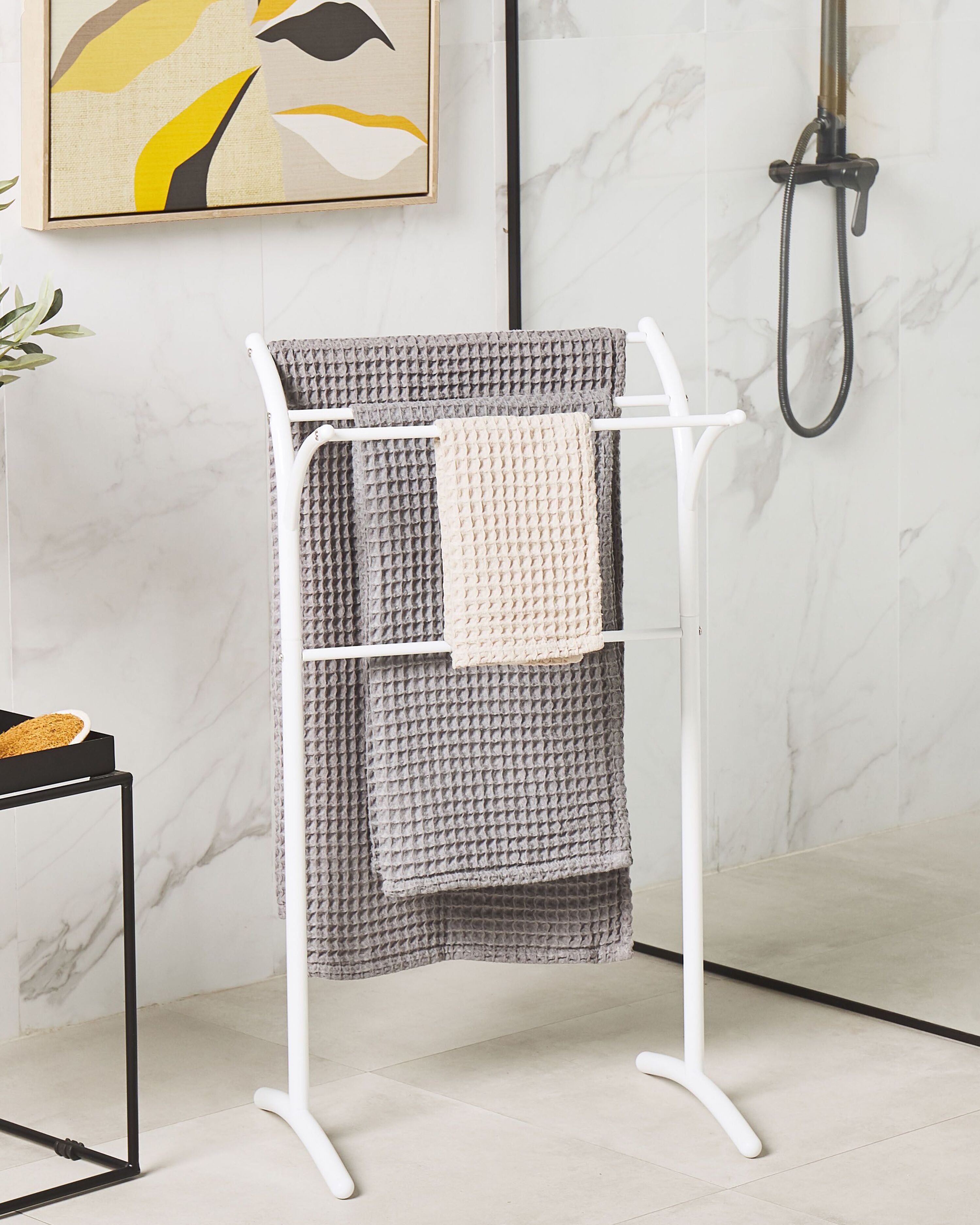 Pyyheteline YOPAL metalli Valkoinen | Beliani.fi