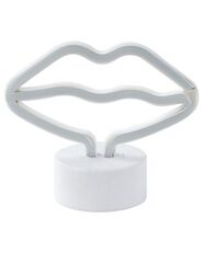 LED Neon Sign Lips FLORA Pink | Beliani.co.uk