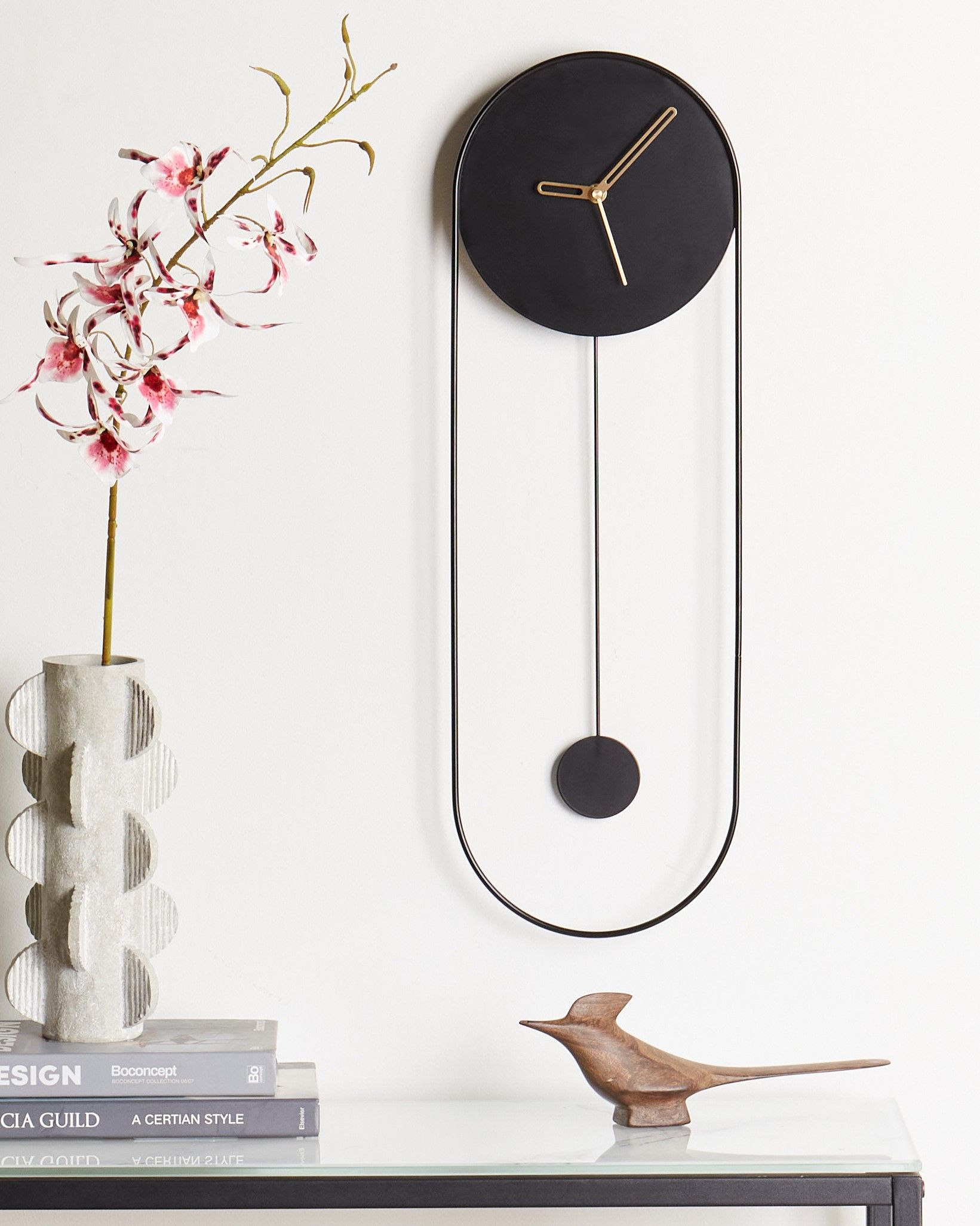 Wall Clock SALVAN 20 cm Metal Black | Beliani.co.uk