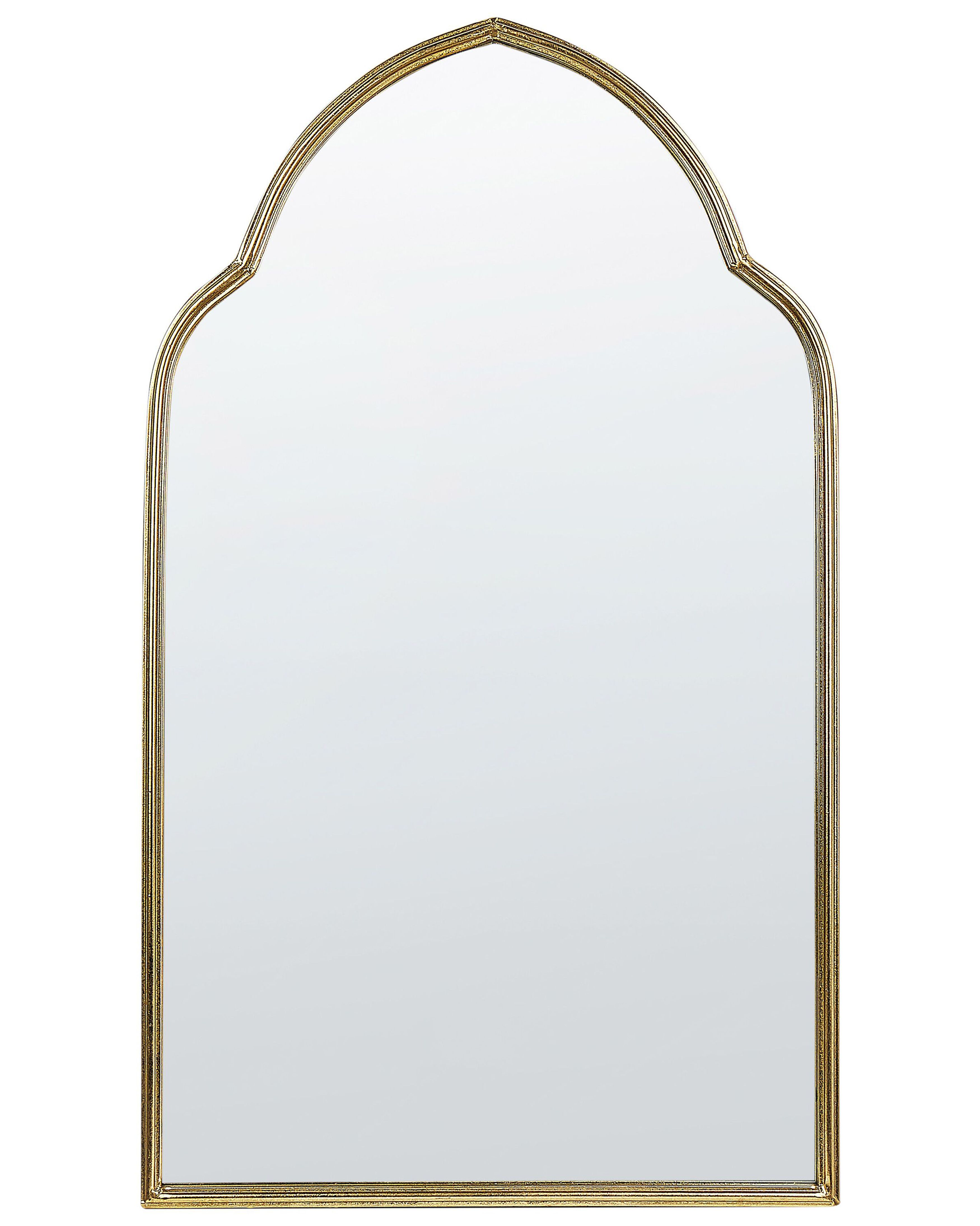 Wall Mirror ACONCHI 58 cm 104 cm Metal Gold | Beliani.co.uk