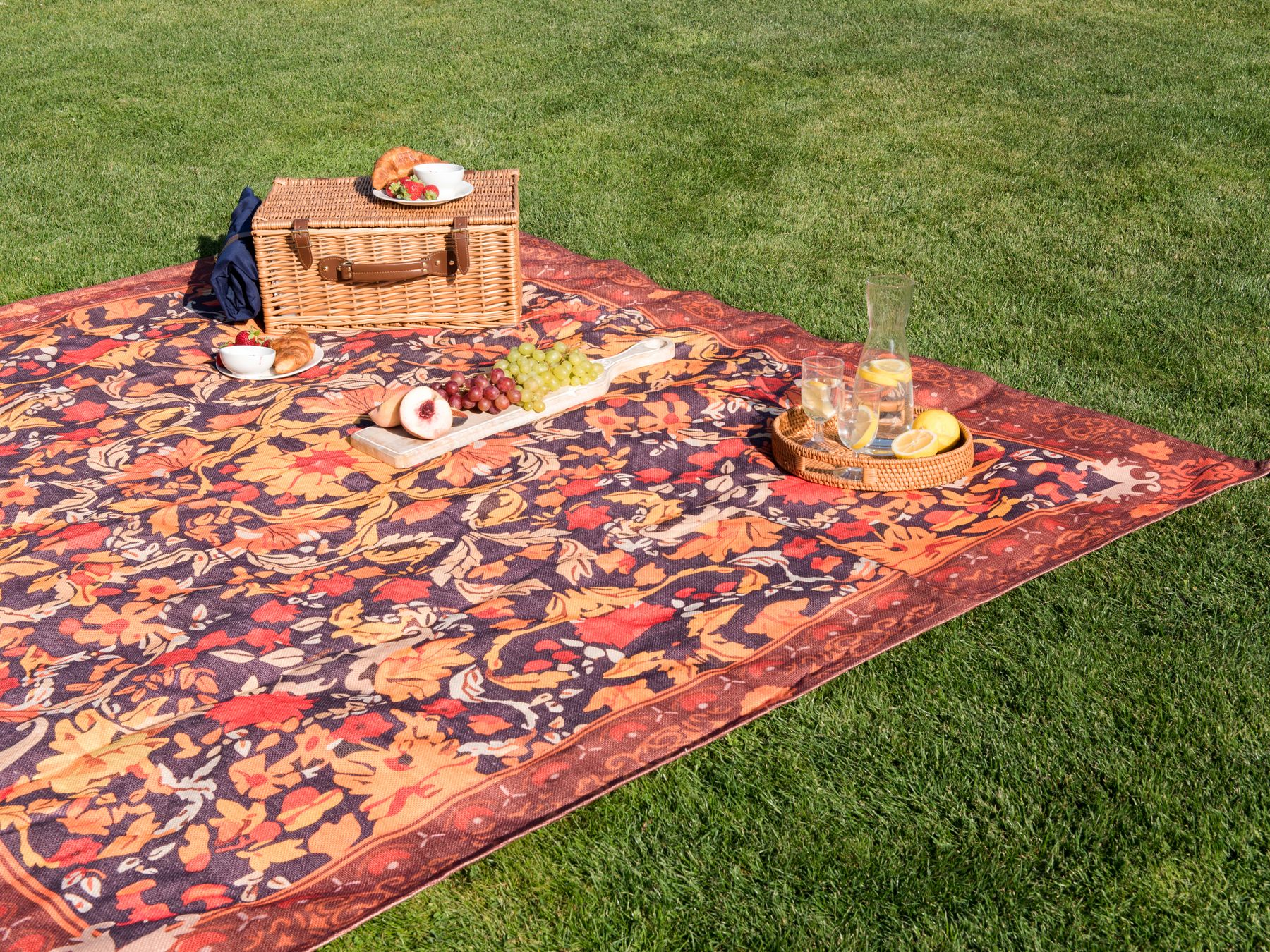 Piknik takaró DILBAR 200 x 200 cm Piros | Beliani.hu