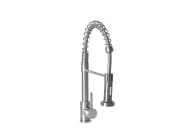 Kitchen Spring Coil Tap MAIHUE Silver | Beliani.co.uk