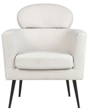 Armchair SOBY Fabric Off-White | Beliani.co.uk