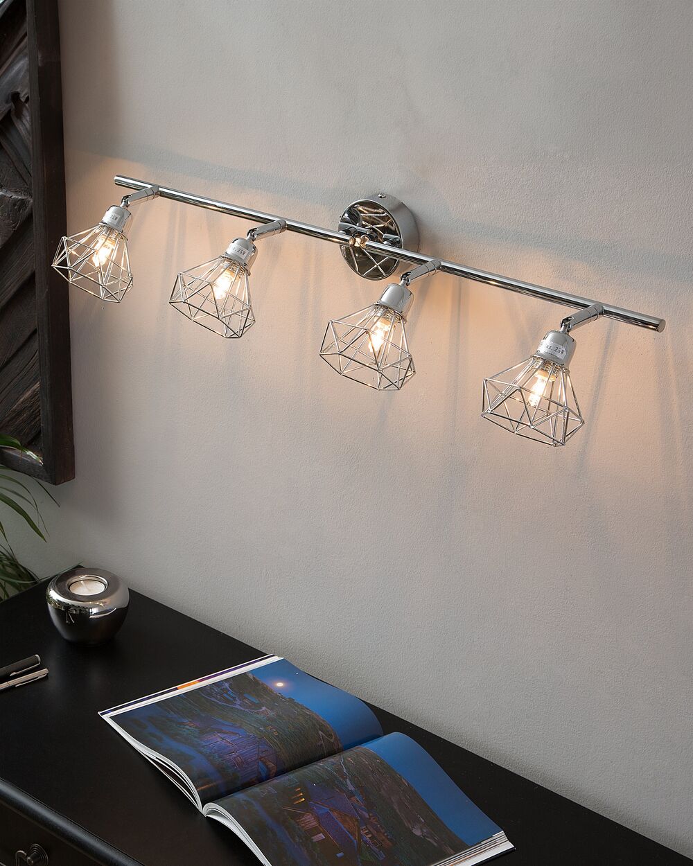 Bordlampe THAYA Keramikk Blå | Beliani.no