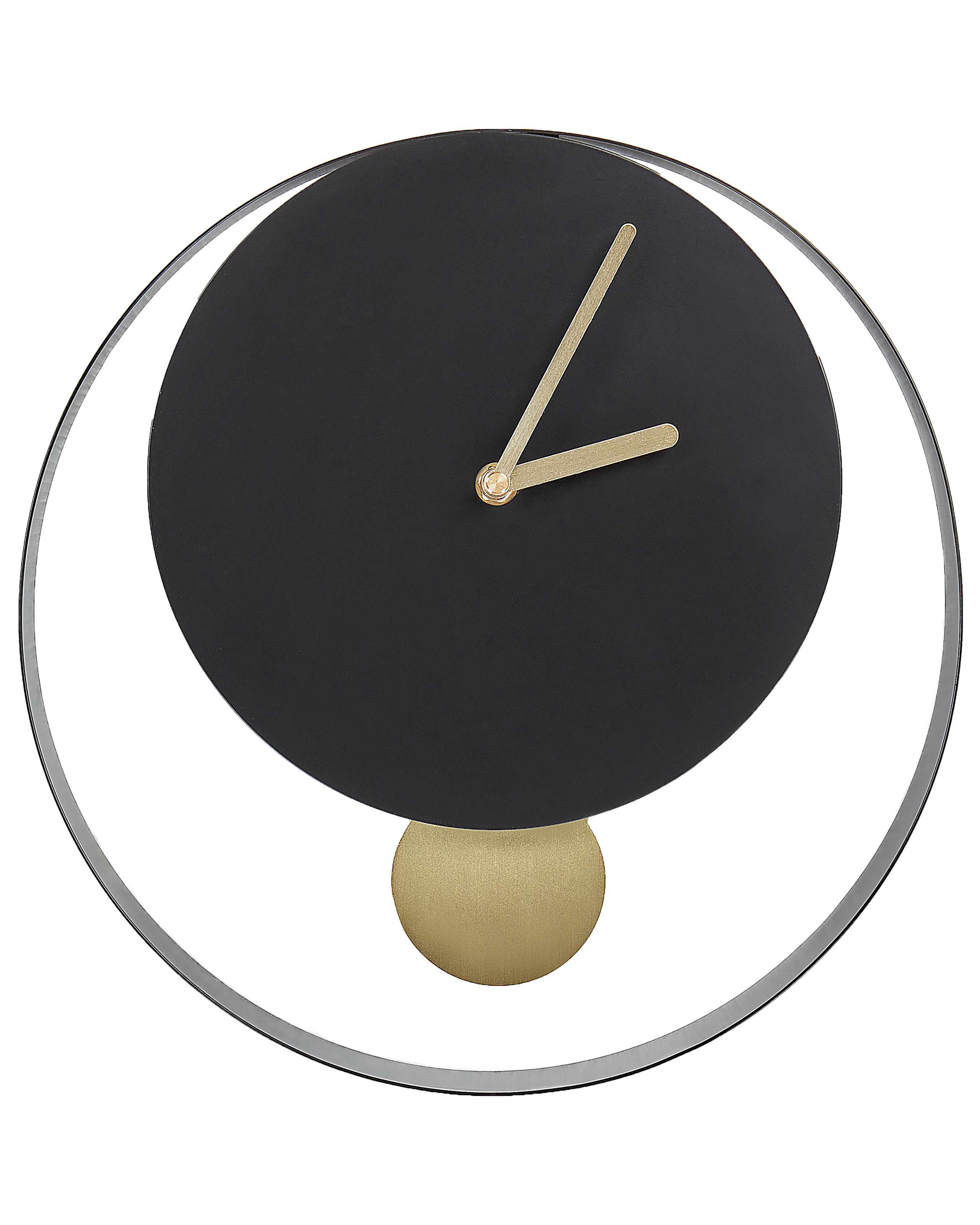 Wall Clock MAGLAND 30 cm Metal Black | Beliani.co.uk