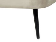 Vänstervänd schäslong ALLIER Sammet Beige | Beliani.se