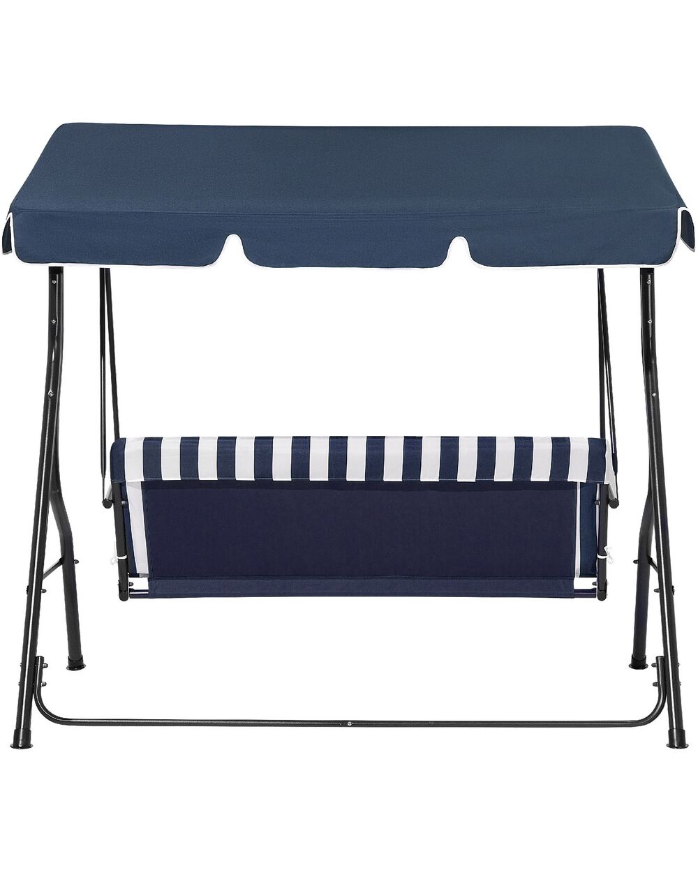 Patio Swing CHAPLIN Metal Dark Blue | Beliani.co.uk