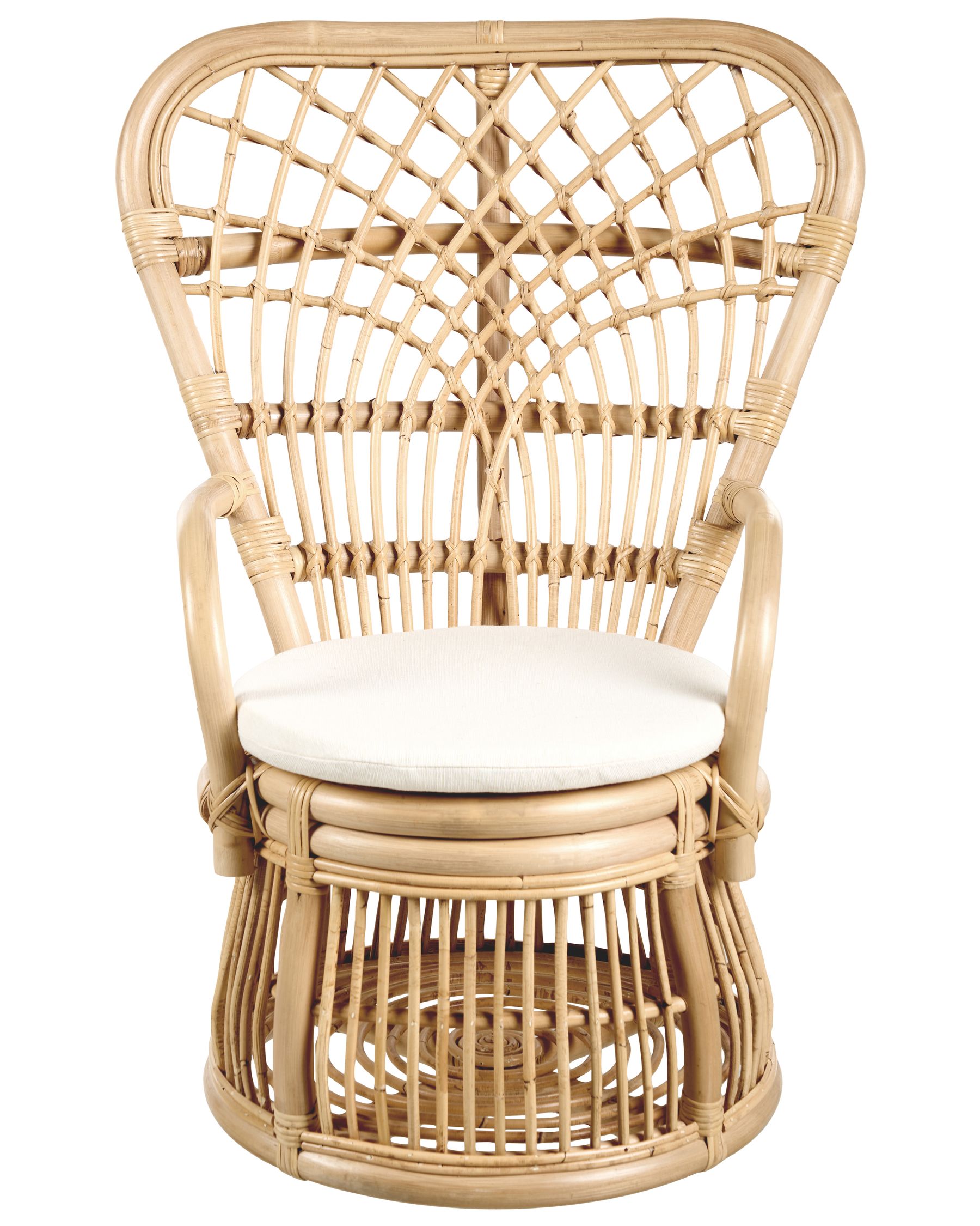 Børnelænestol lys rattan TEMENI | Beliani.dk