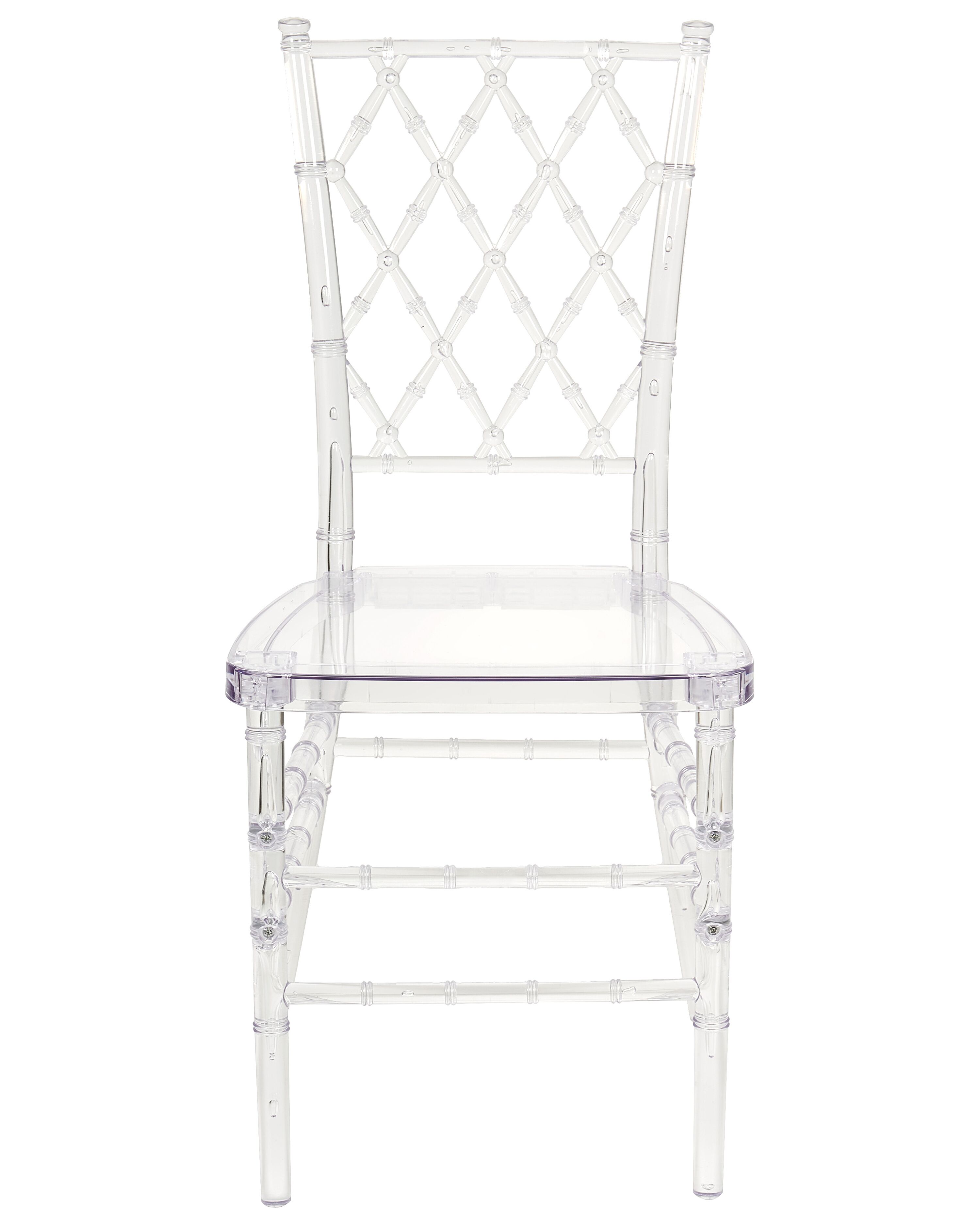 Set of 2 Accent Chairs Transparent CLARION | Beliani.co.uk