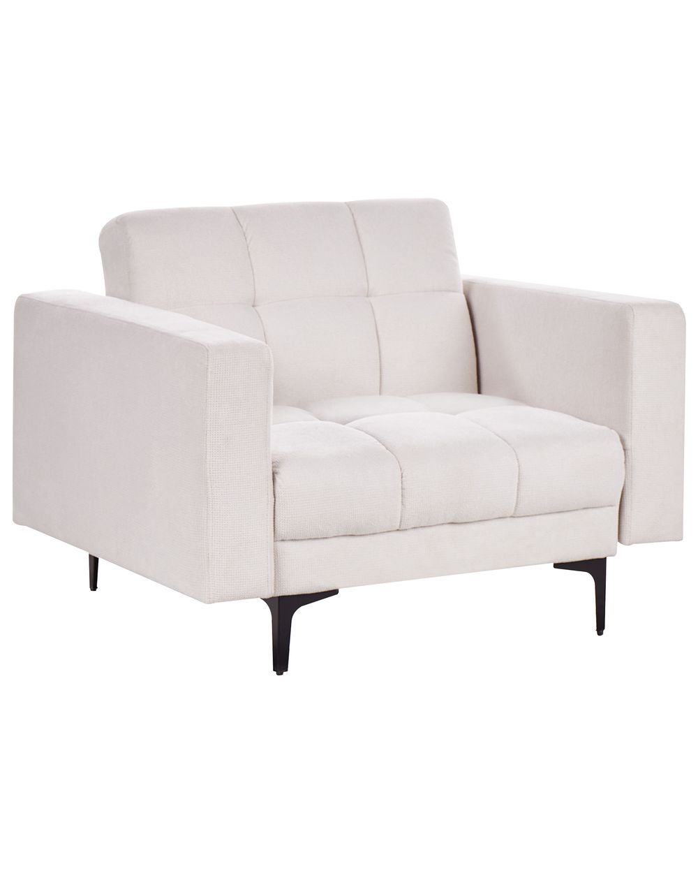 Armchair MAKELA Boucle Off-White | Beliani.co.uk