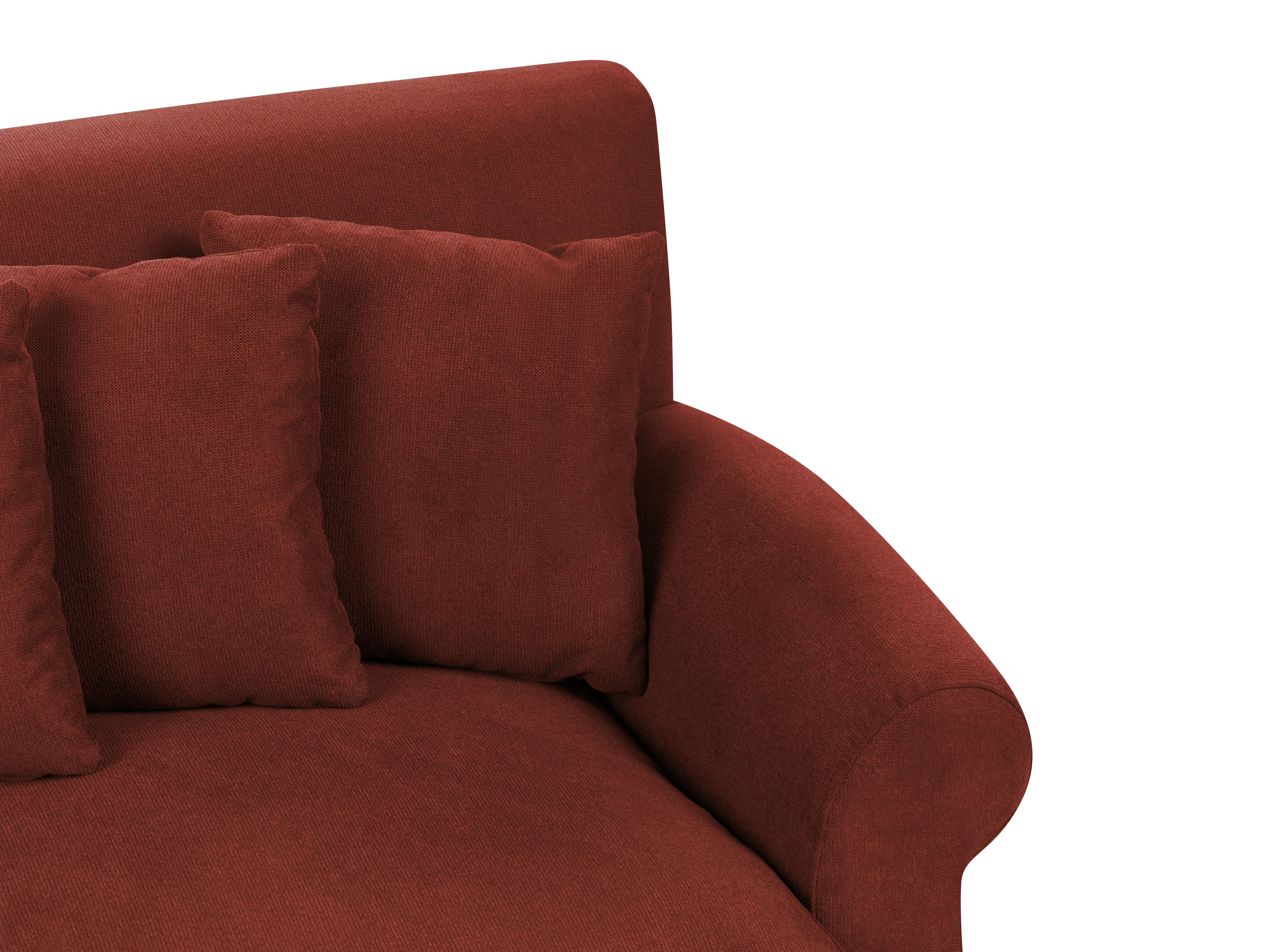 2 Seater Fabric Sofa Red EIKE | Beliani.co.uk