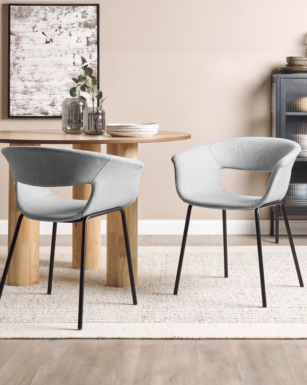 Recliner stol BERGEN Brungrå | Beliani.dk