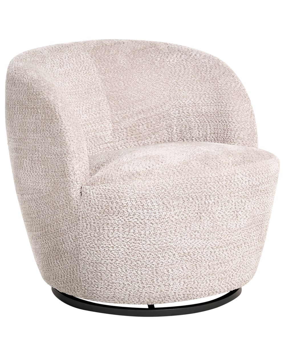 Armchair AGERUP Boucle Off-White | Beliani.co.uk